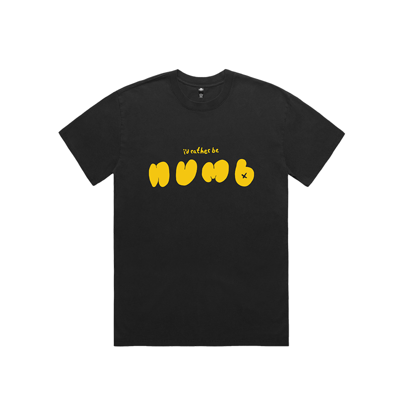 Numb Black Tee - Sam Tompkins